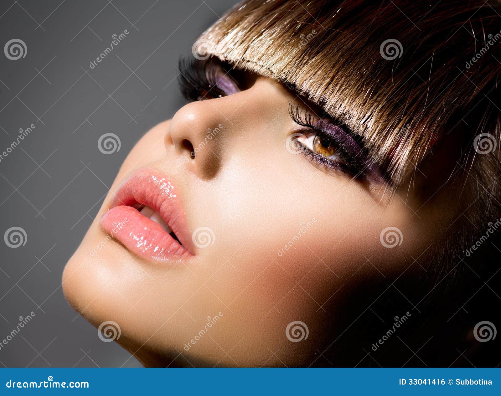 Modelo De Forma Girl Portrait Foto de Stock - Imagem de modelo, cara ...