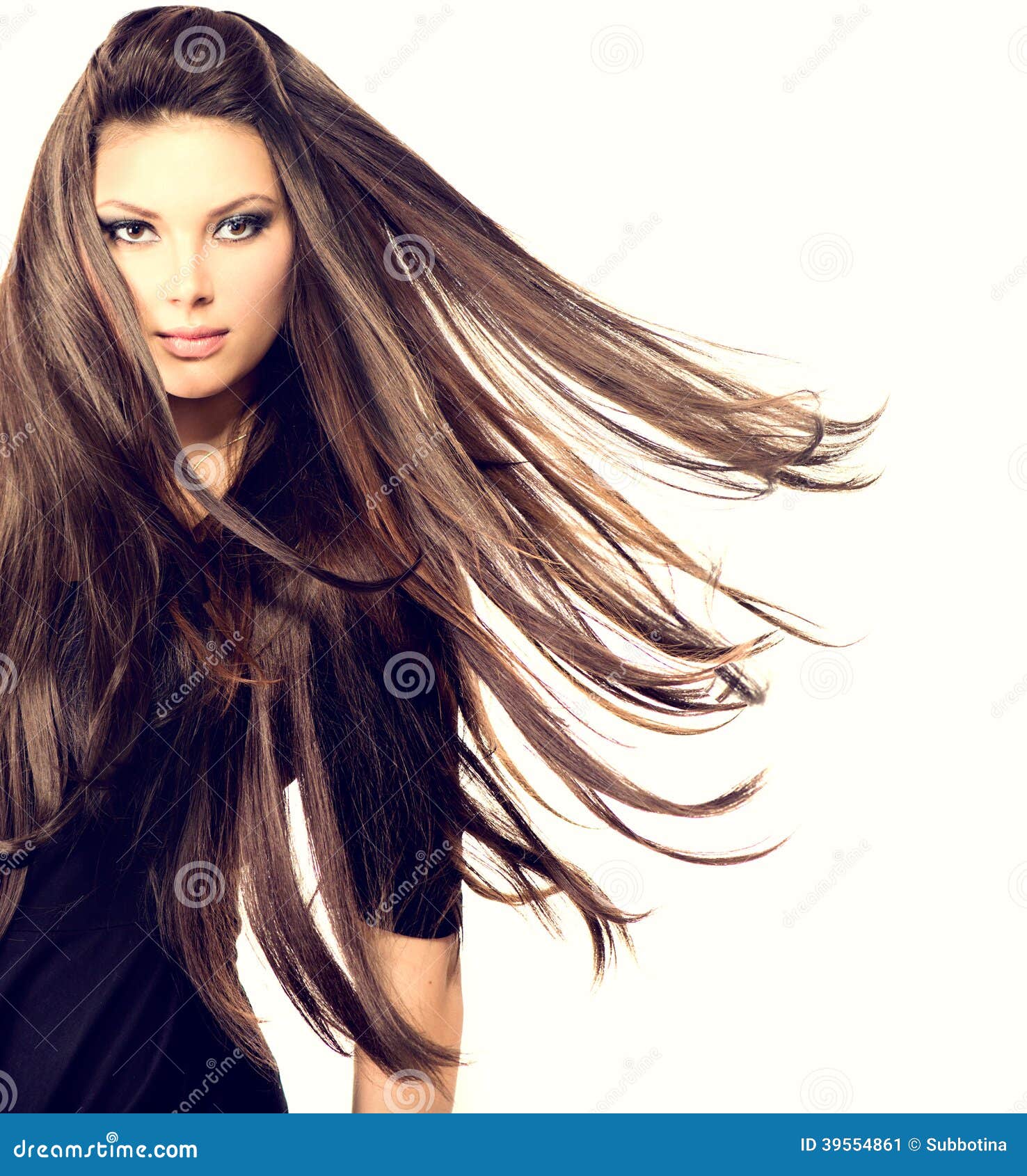 Modelo De Forma Girl Portrait Imagem de Stock - Imagem de bonito ...