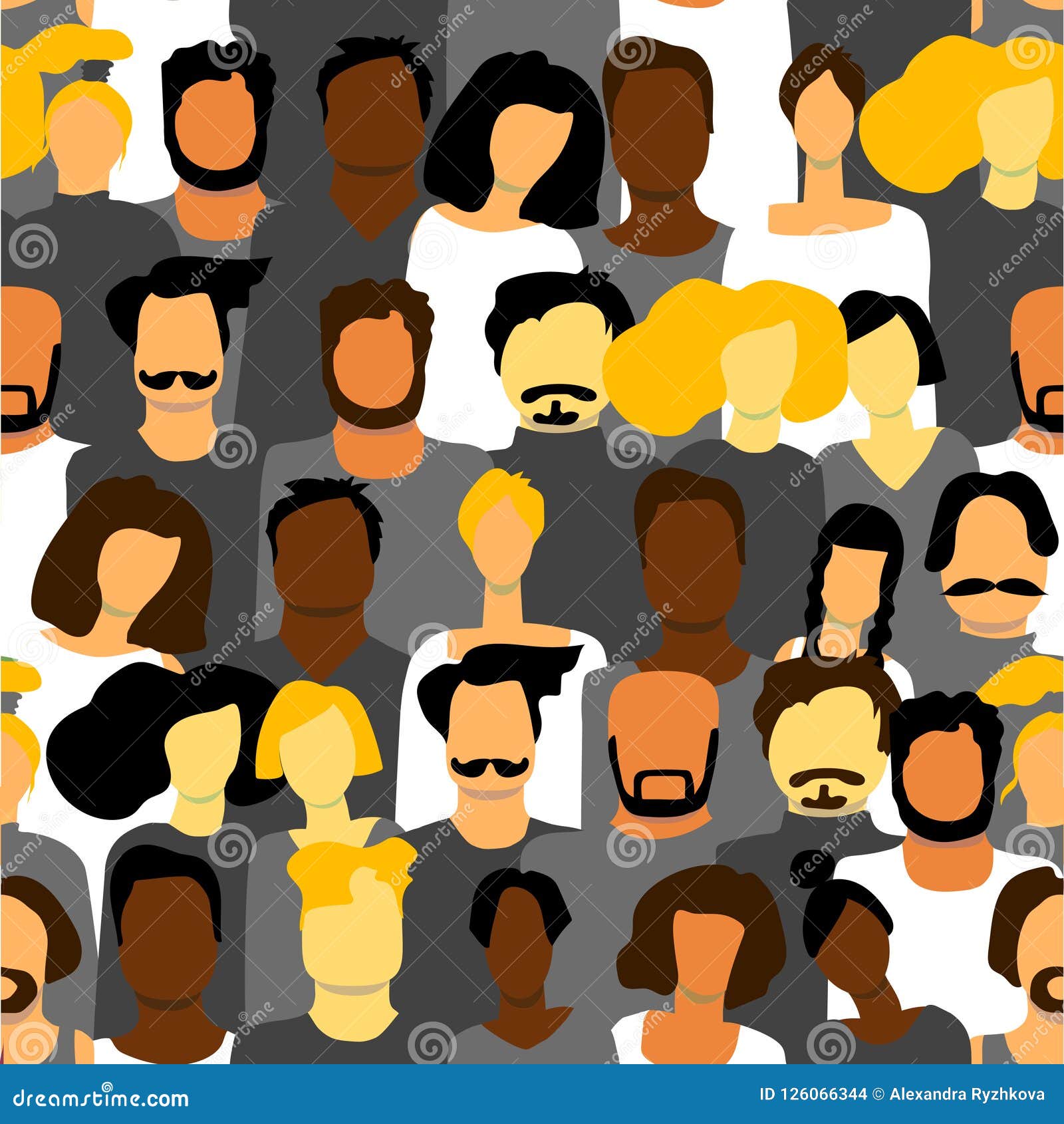 Modelo De La Gente Del Vector Ilustración del Vector - Ilustración de ...