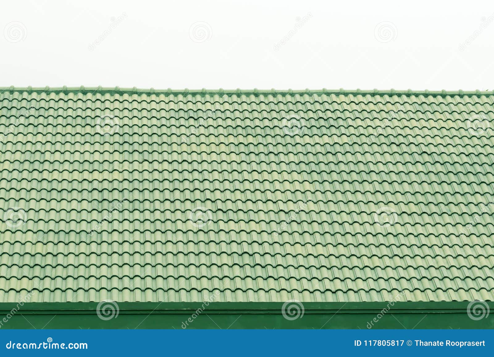 Modelo De Las Tejas De Tejado Verdes Imagen de archivo - Imagen de ...