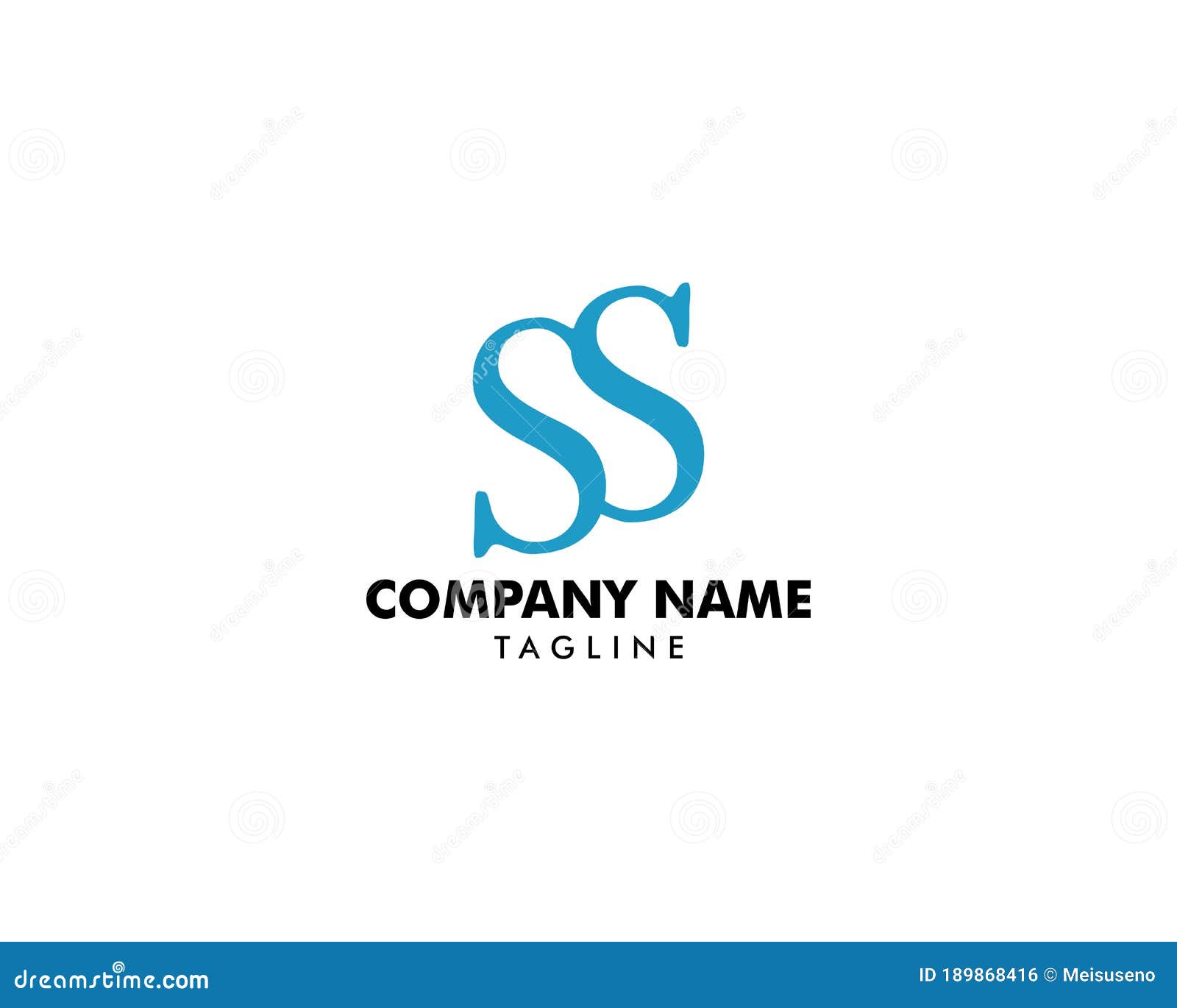 Modelo De Logotipo Inicial Da Letra Ss Ilustração do Vetor - Ilustração ...