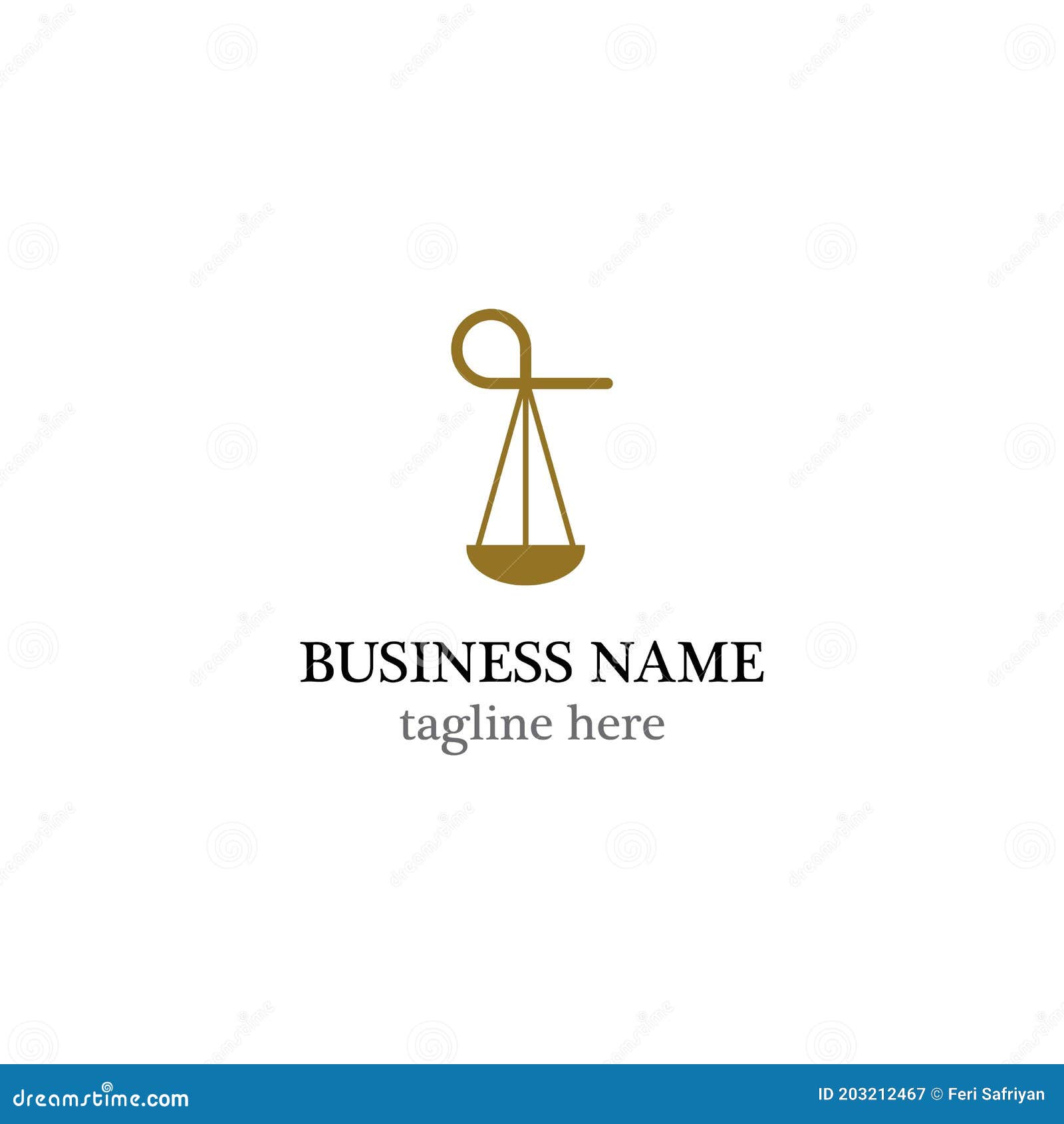 Modelo de logotipo de lei ilustração do vetor. Ilustração de monumento ...