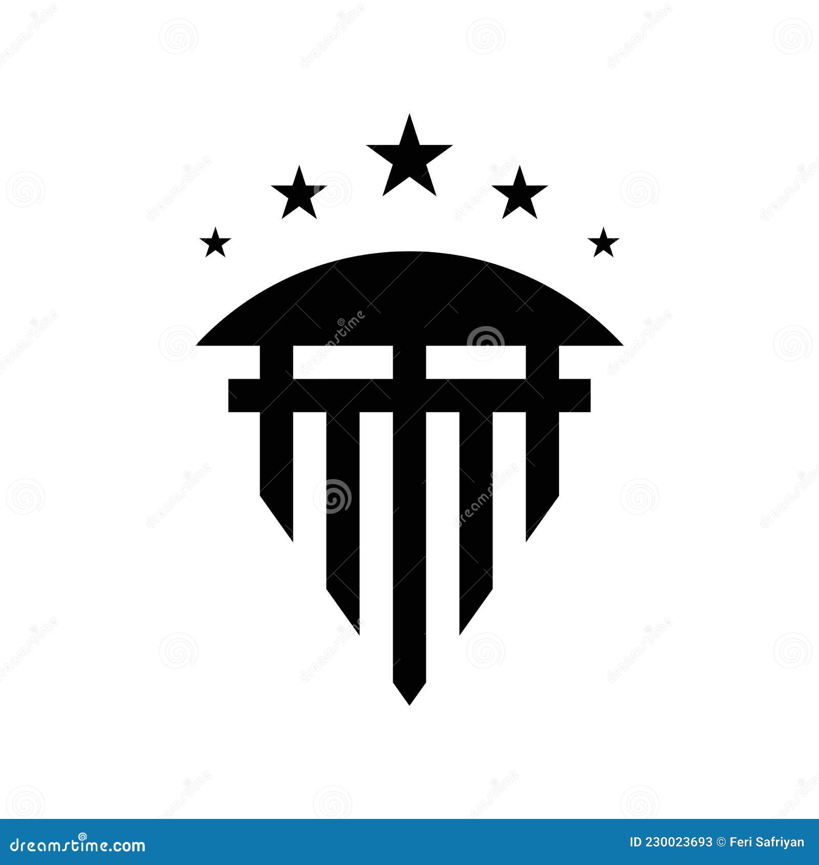 Modelo de logotipo de lei ilustração do vetor. Ilustração de velho ...