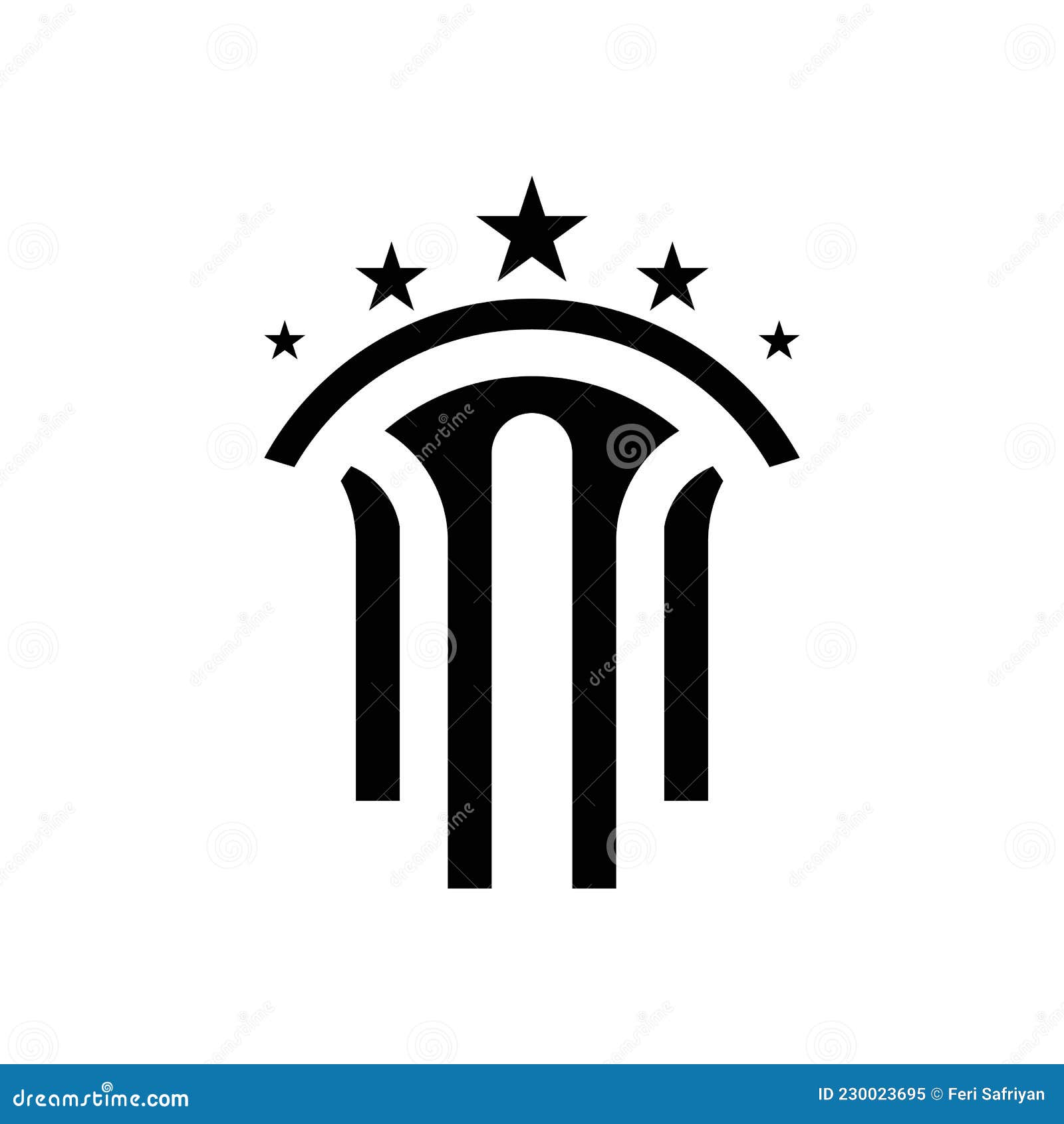 Modelo de logotipo de lei ilustração do vetor. Ilustração de ilegal ...