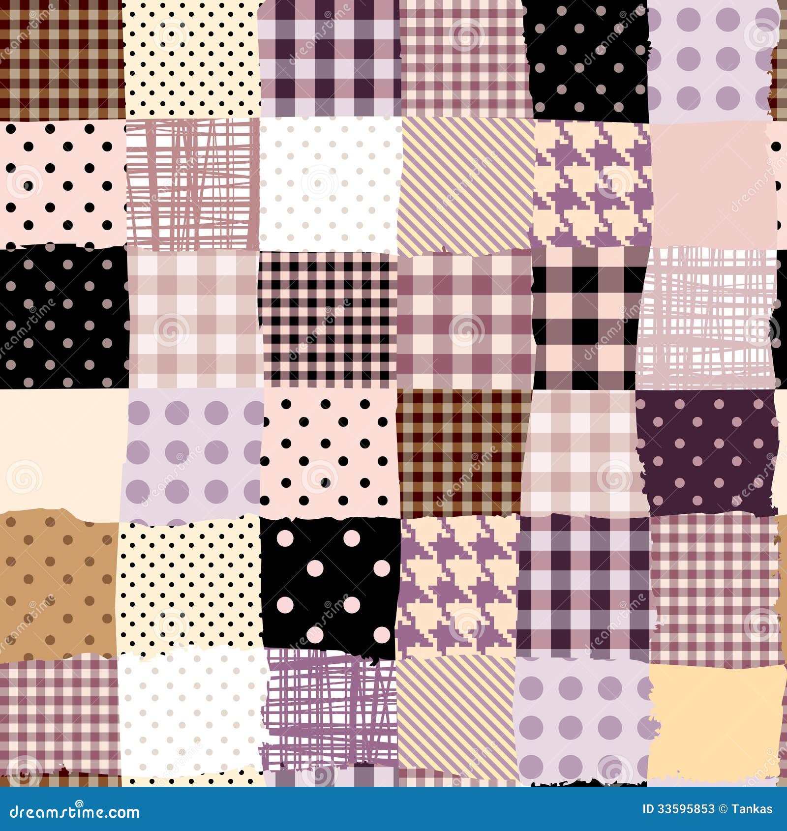 Modelo de los remiendos ilustración del vector. Ilustración de fondo ...