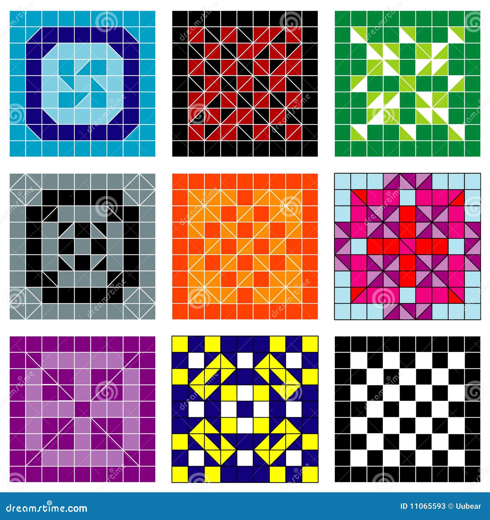 Modelo De Mosaico Del Vector Ilustración del Vector - Ilustración de ...