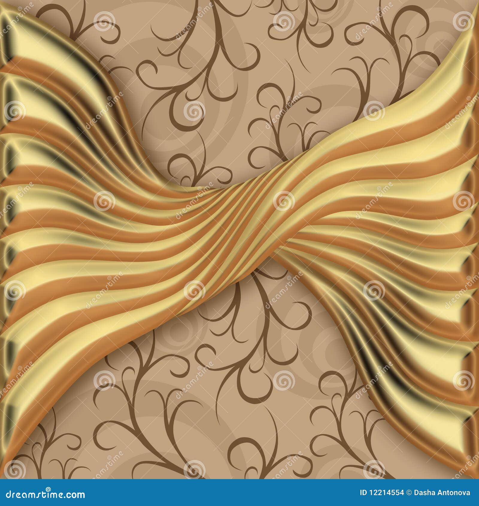 Modelo de oro stock de ilustración. Ilustración de fondo - 12214554