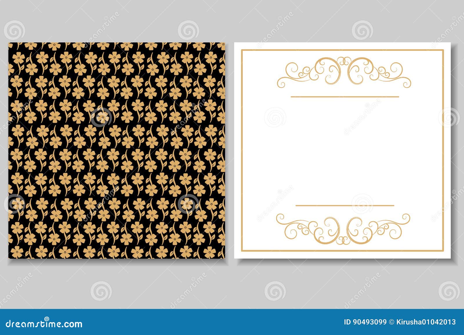 Modelo De Oro En Un Fondo Negro Ilustración del Vector - Ilustración de ...