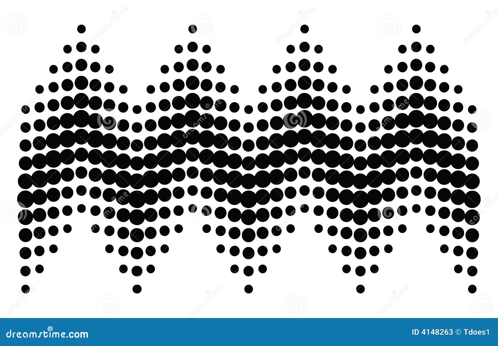 Modelo De Punto De Semitono 2 Ilustración del Vector - Ilustración de ...