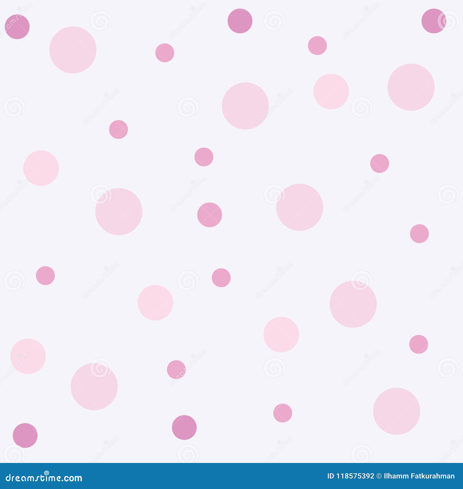 Modelo De Puntos Simple En Rosa Ilustración del Vector - Ilustración de ...