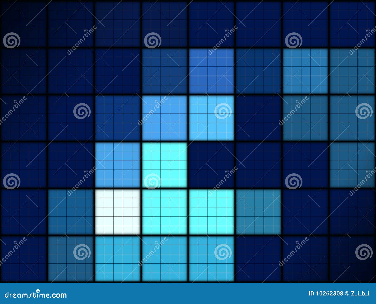 Modelo de red azul stock de ilustración. Ilustración de cubo - 10262308