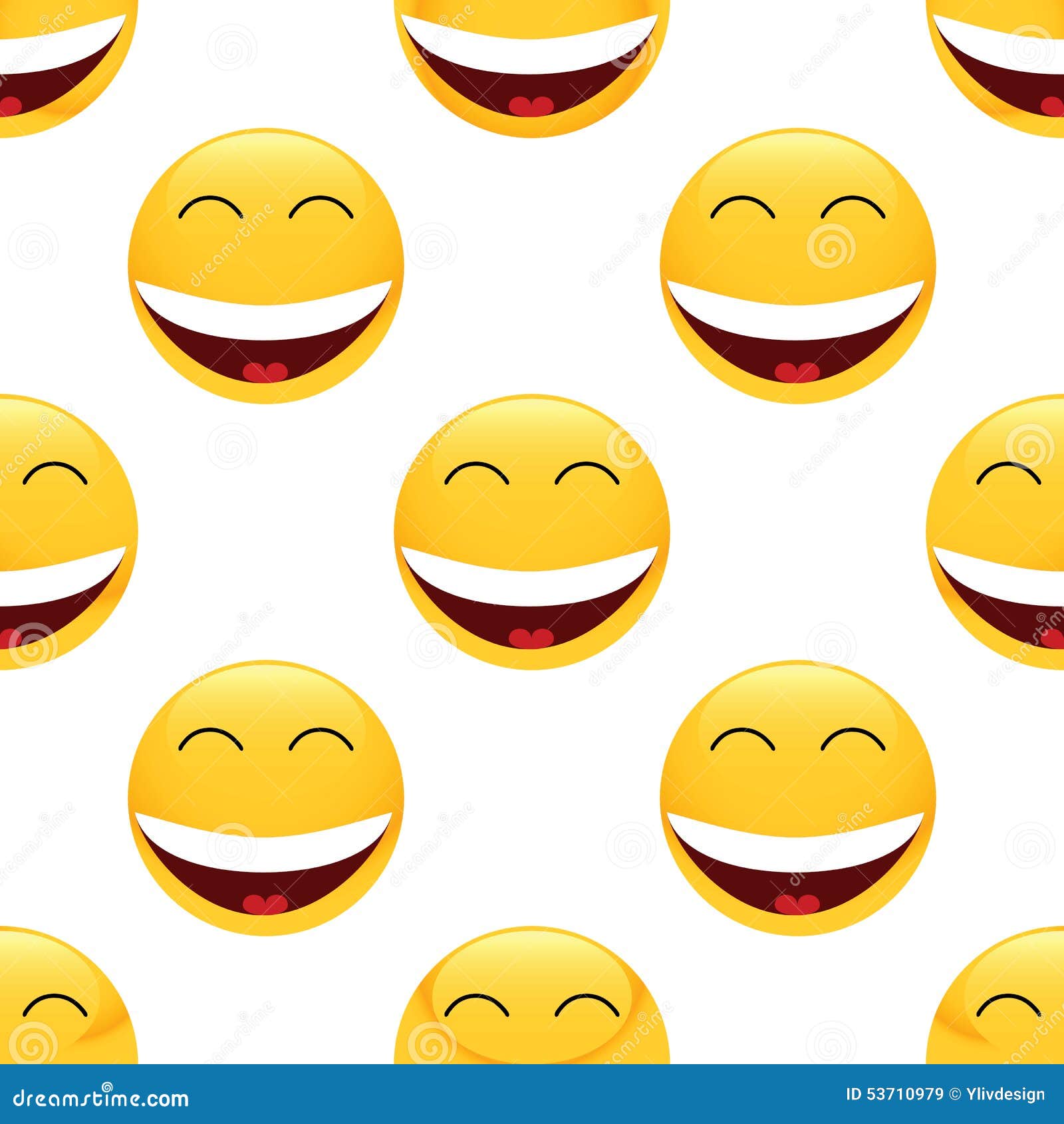 Modelo De Risa Del Emoticon Ilustración del Vector - Ilustración de ...