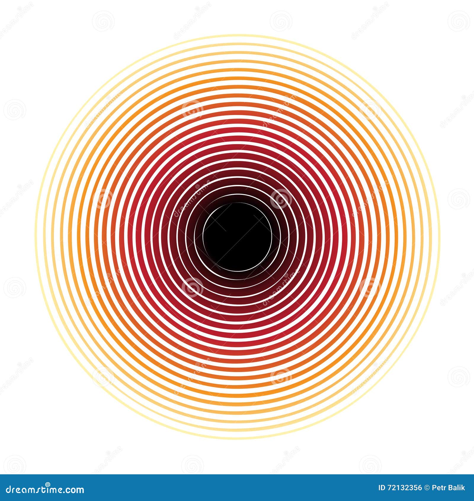 Modelo De Semitono Del Círculo Ilustración del Vector - Ilustración de ...