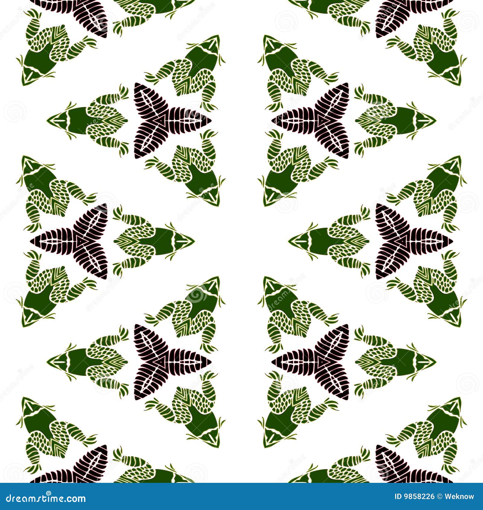 Modelo Del Batik De La Rana Stock de ilustración - Ilustración de ...