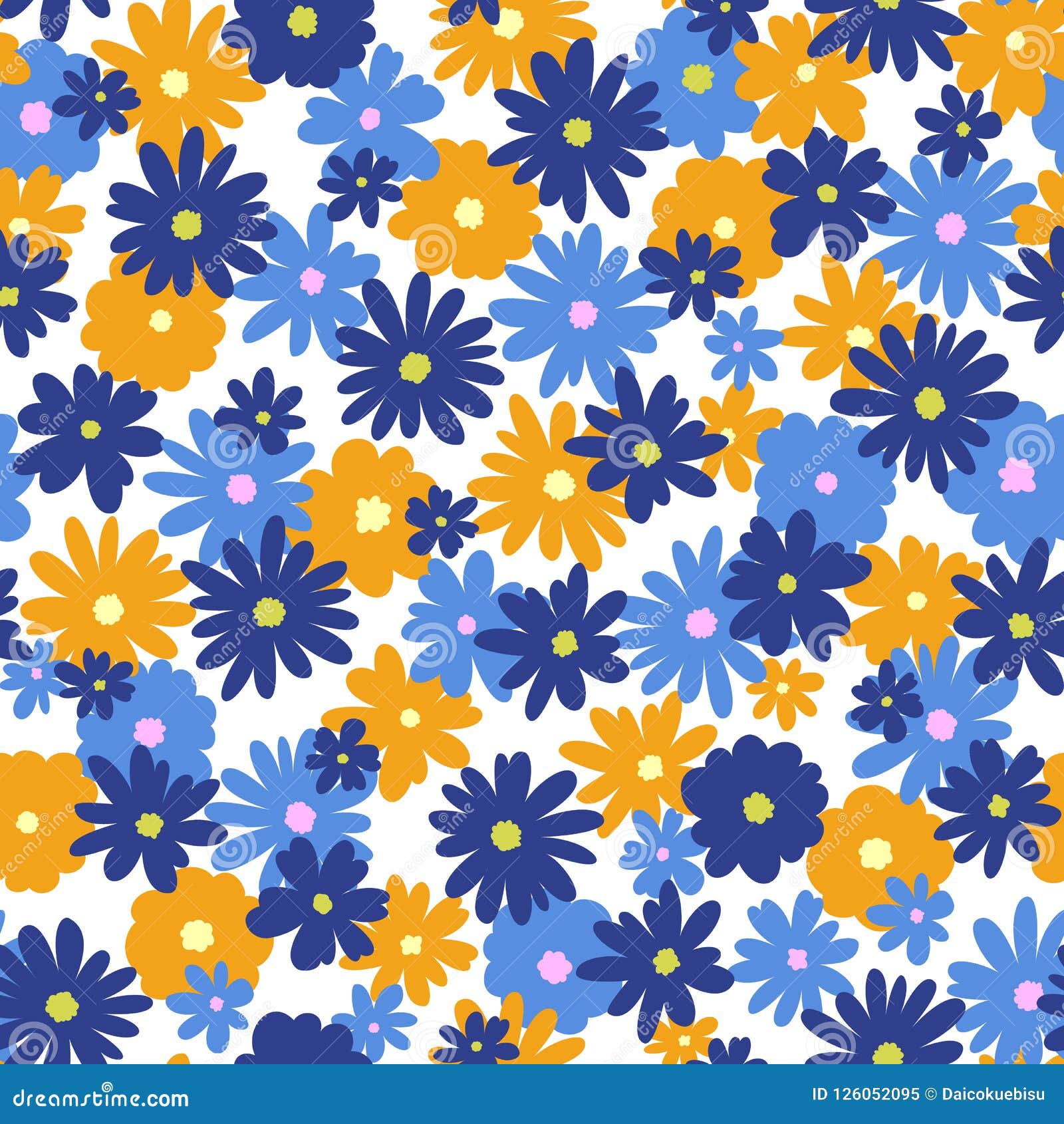 Modelo Del Ejemplo De Una Flor Simple Stock de ilustración ...