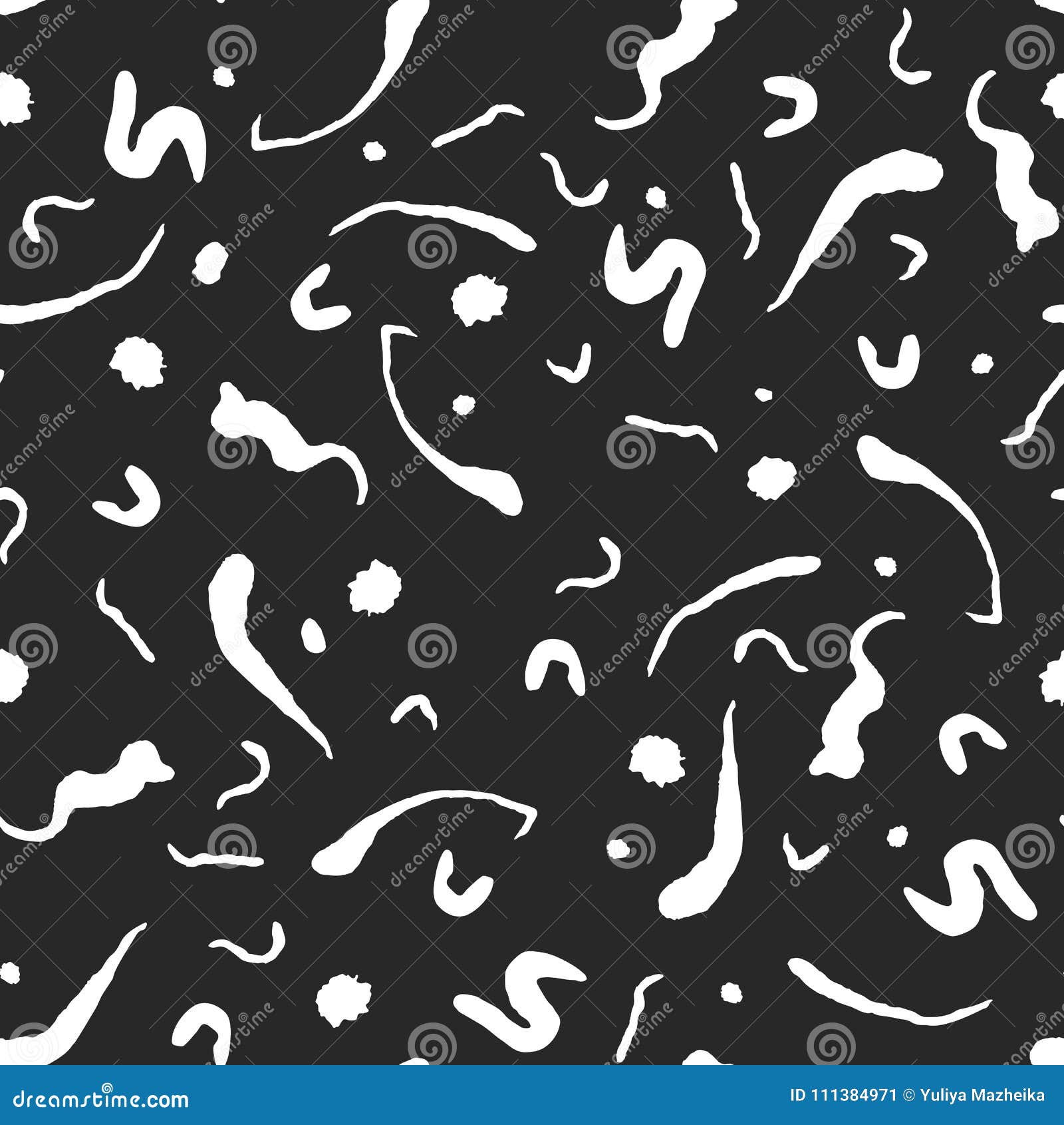 Modelo Del Flourish De La Pintura Del Vector Ilustración del Vector - Ilustración de negro ...