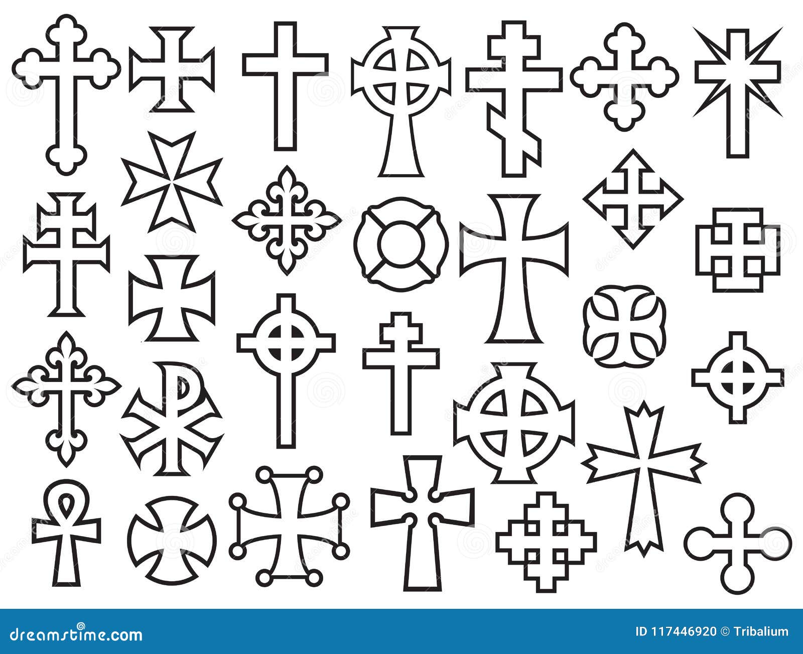 Modelo Del Fondo Con Las Cruces Del Vector Ilustración del Vector ...