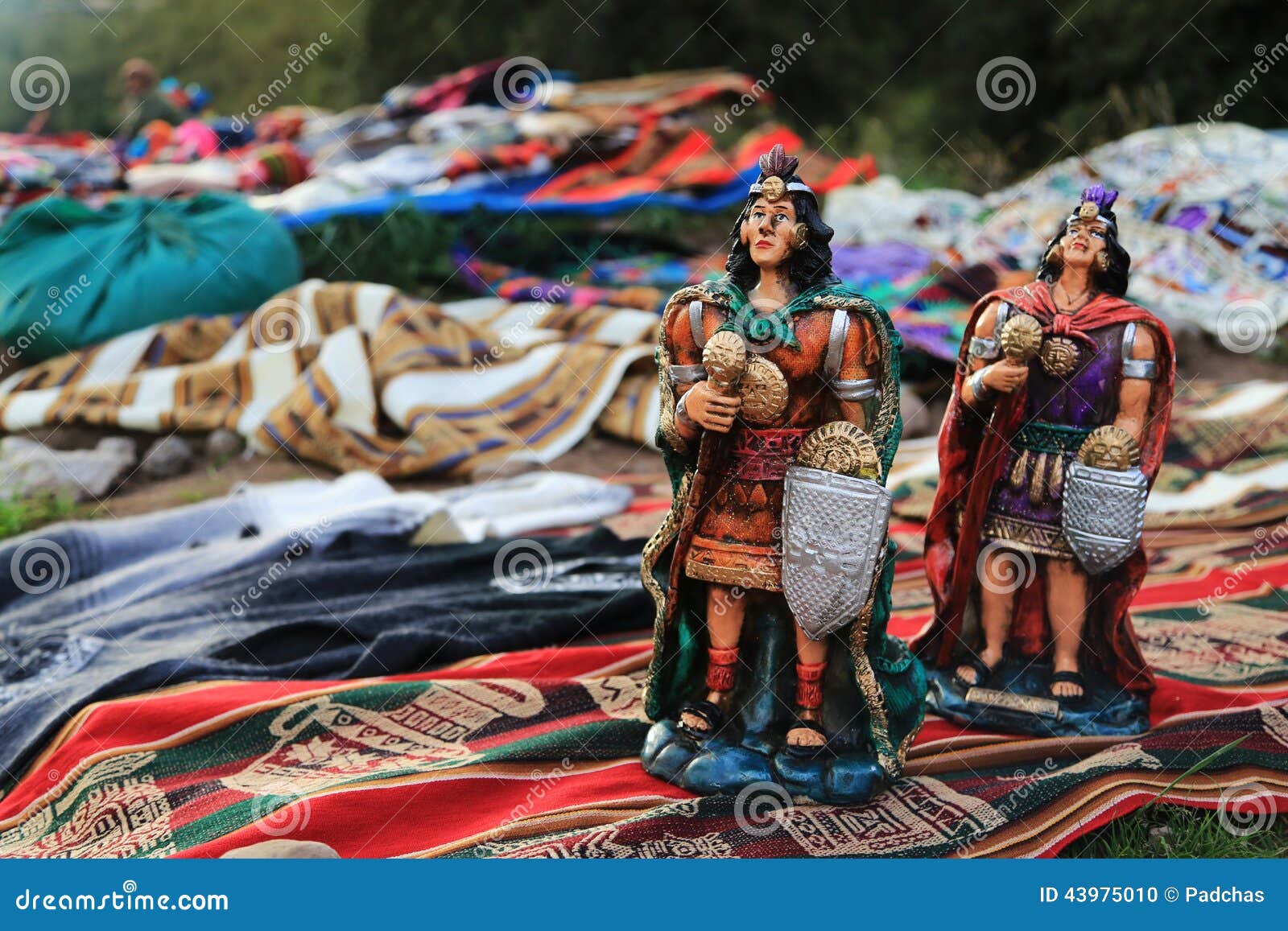Modelo Del Guerrero Del Inca En Cusco Perú Foto de archivo - Imagen de ...