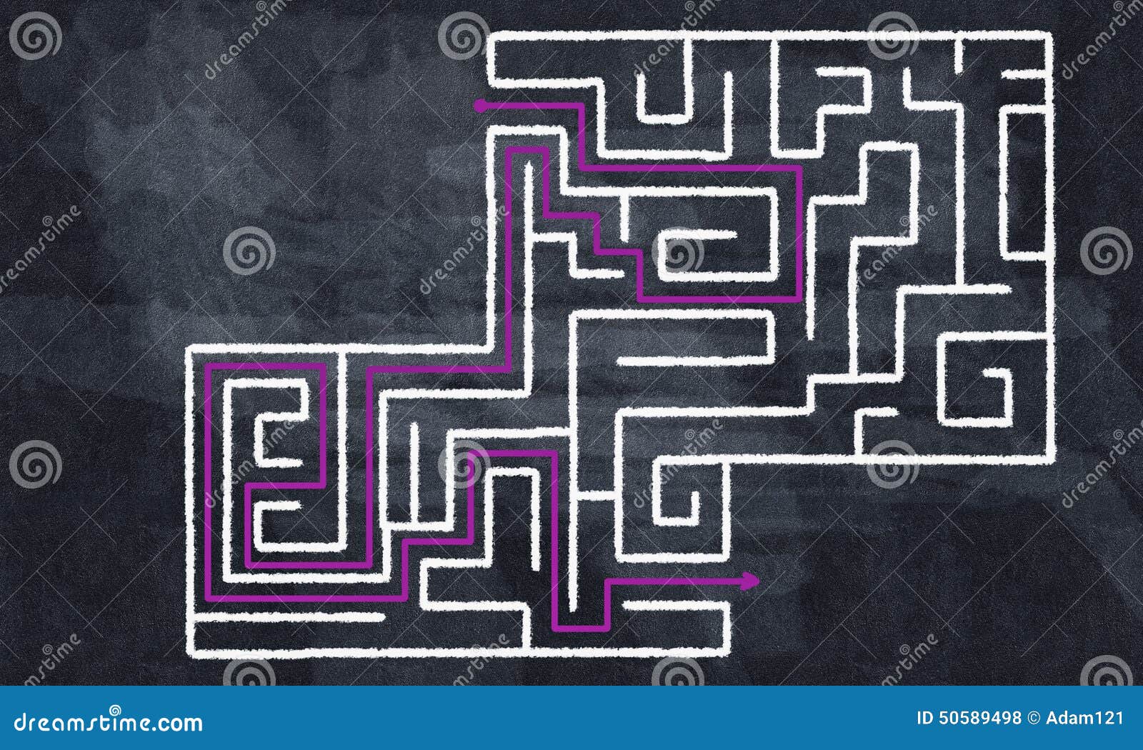 Modelo del laberinto stock de ilustración. Ilustración de estructura ...