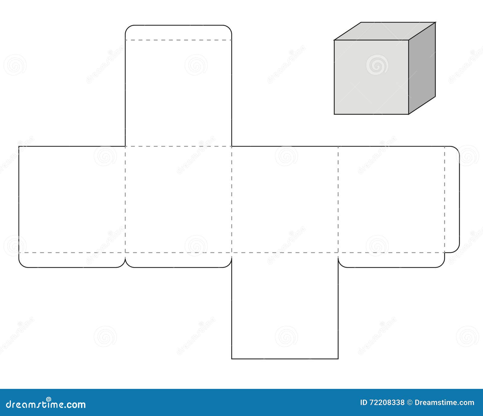 Modelo del rectángulo stock de ilustración. Ilustración de regalo ...
