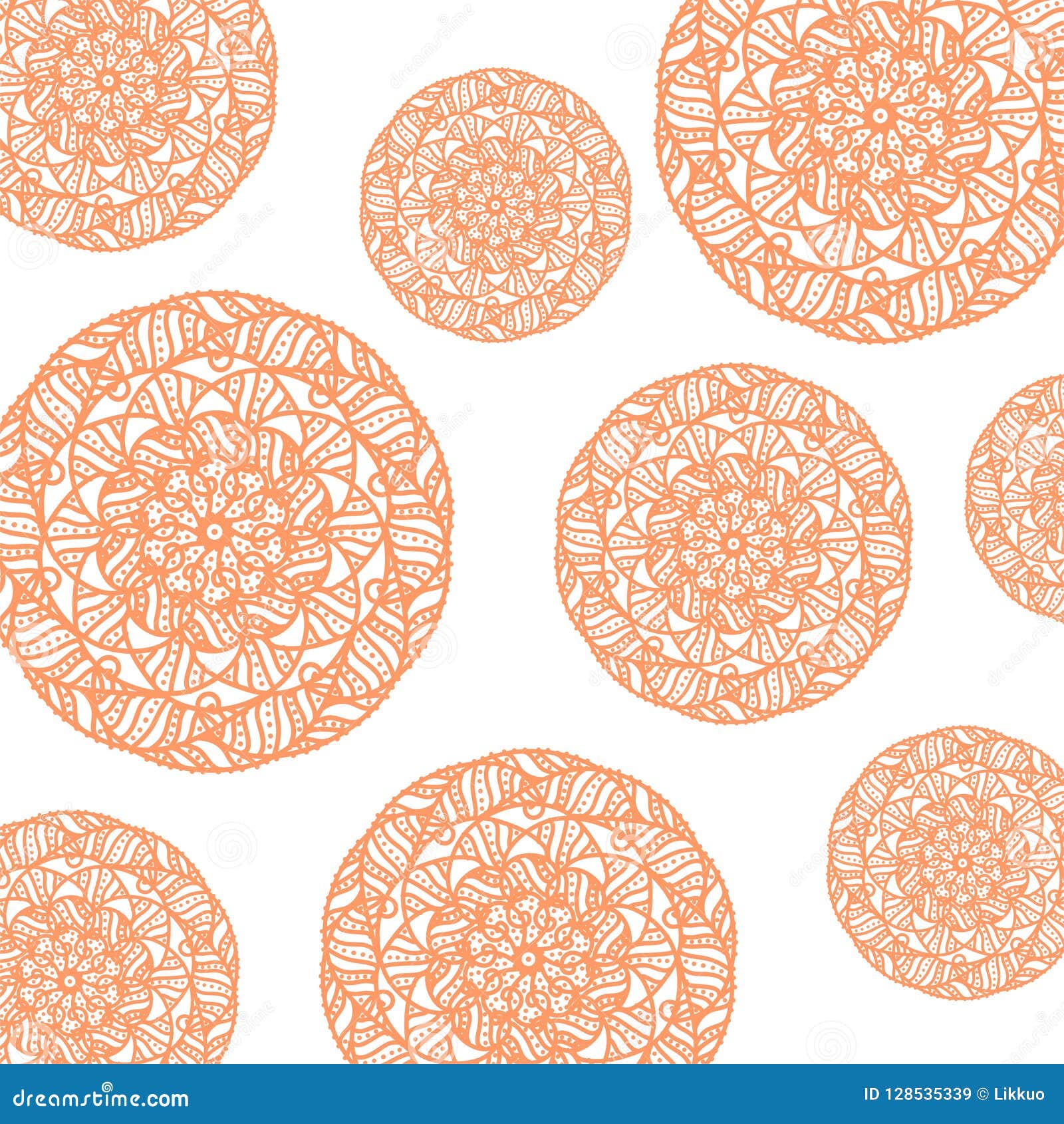 Modelo Del Vector Del Rosa Circular Ilustración del Vector ...