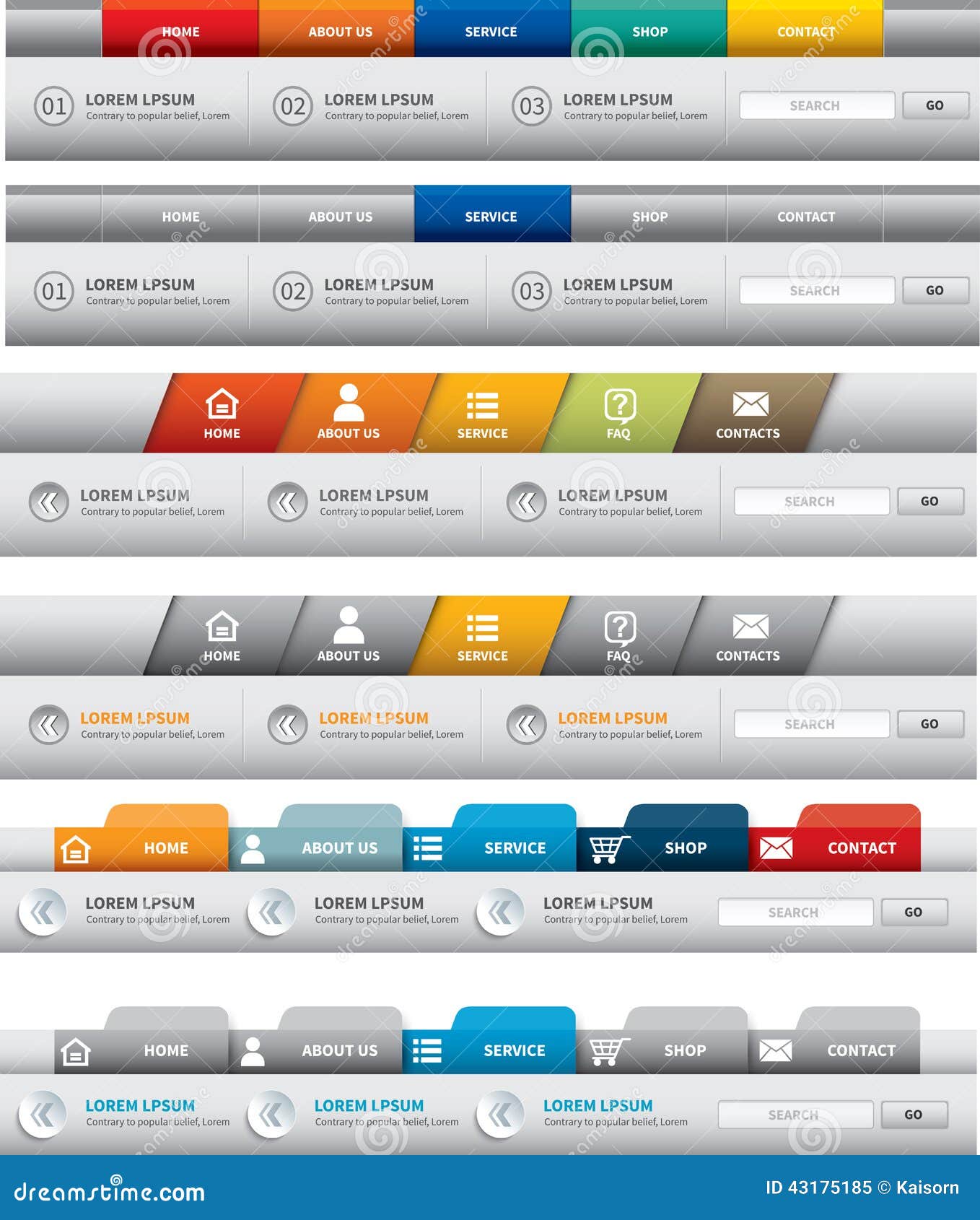 Modelo del Web site ilustración del vector. Ilustración de icono - 43175185