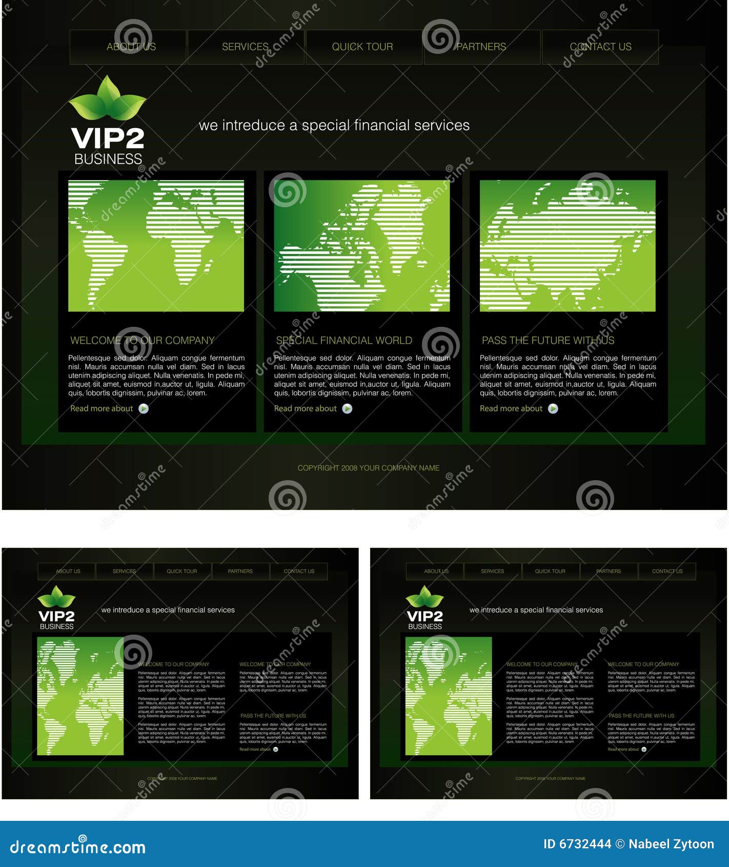 Modelo del Web site ilustración del vector. Ilustración de cabecera ...