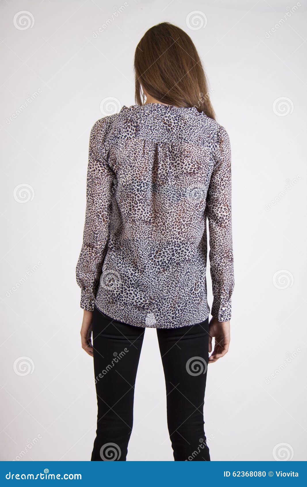 Modelo Delgado En Vaqueros Negros Foto de archivo - Imagen de ropas ...