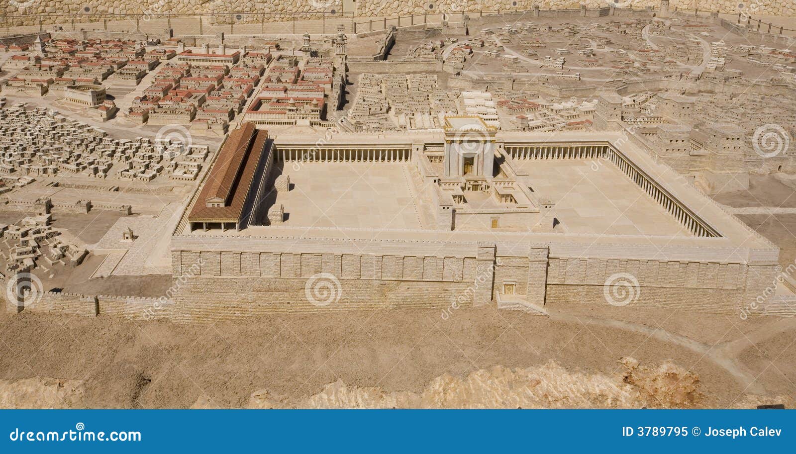 Modelo Do Segundo Templo No Museu De Israel Imagem Editorial - Imagem ...