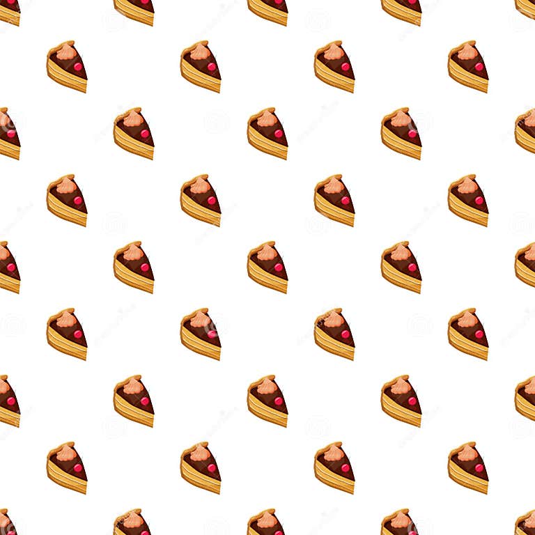 Modelo dulce de la torta ilustración del vector. Ilustración de ...