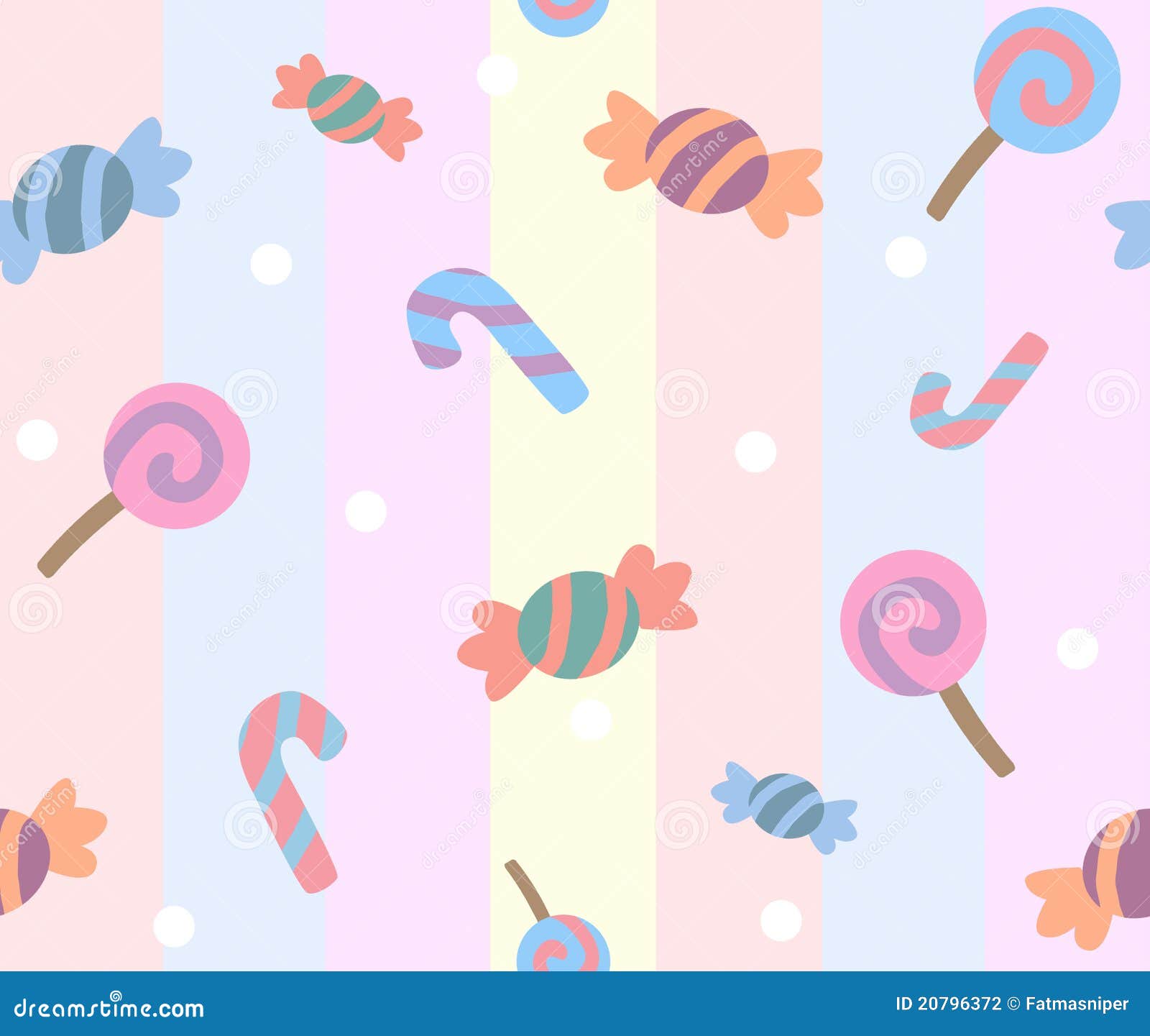 Modelo dulce del caramelo stock de ilustración. Ilustración de ...