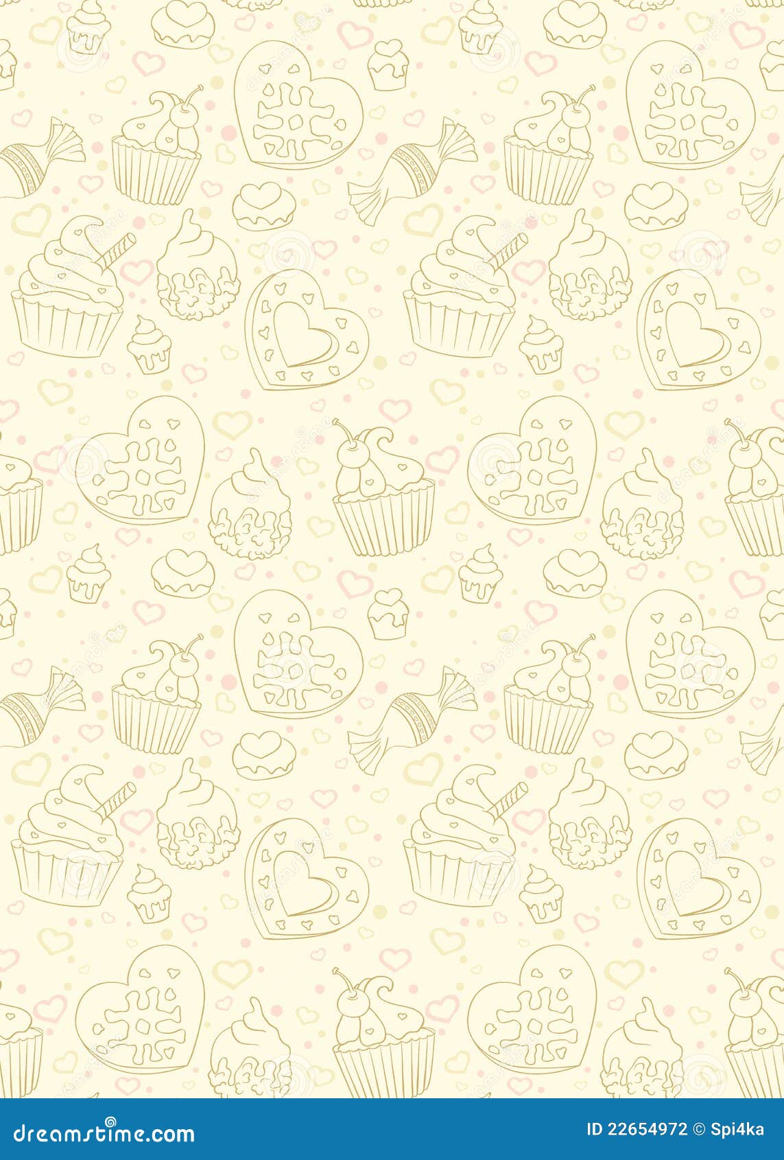 Modelo dulce inconsútil ilustración del vector. Ilustración de ...