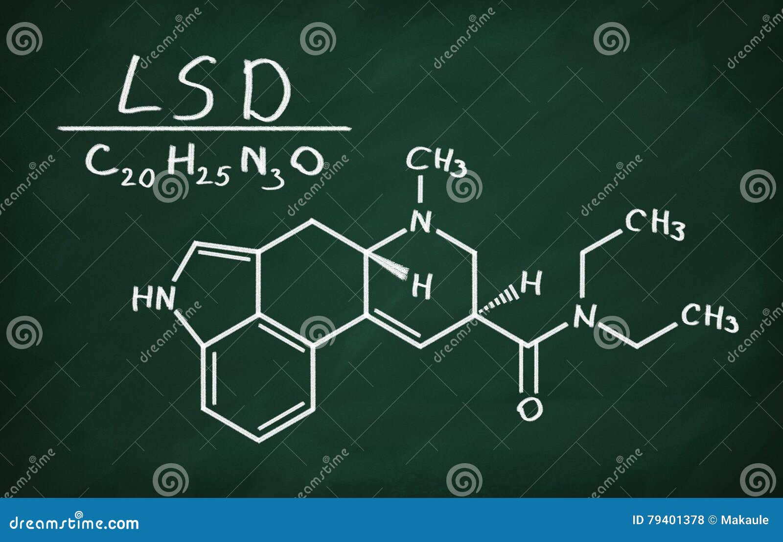 Modelo estrutural do LSD ilustração stock. Ilustração de modelo - 79401378