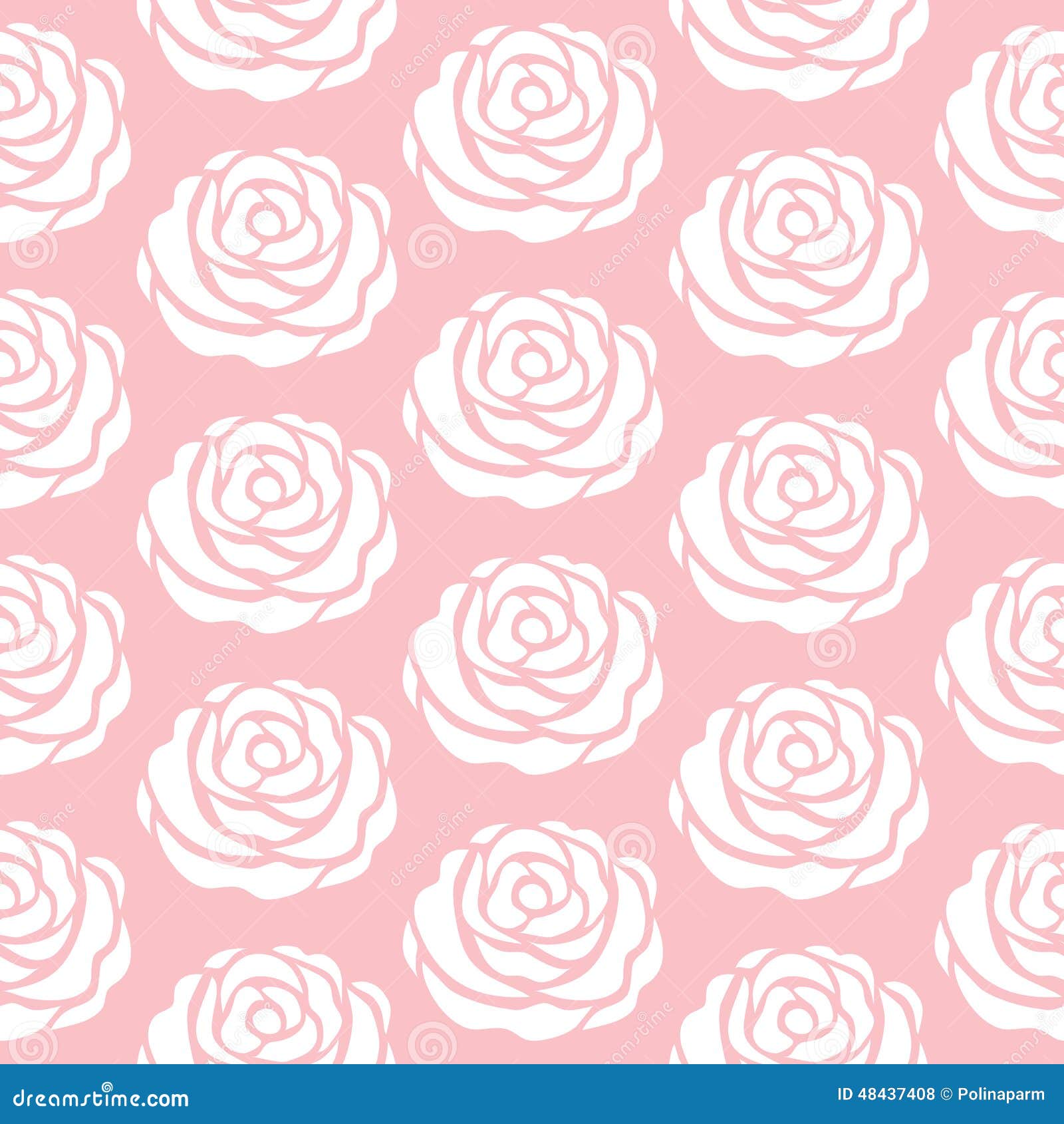 Modelo Floral Modelo Inconsútil Rosado Del Vector Ilustración del ...