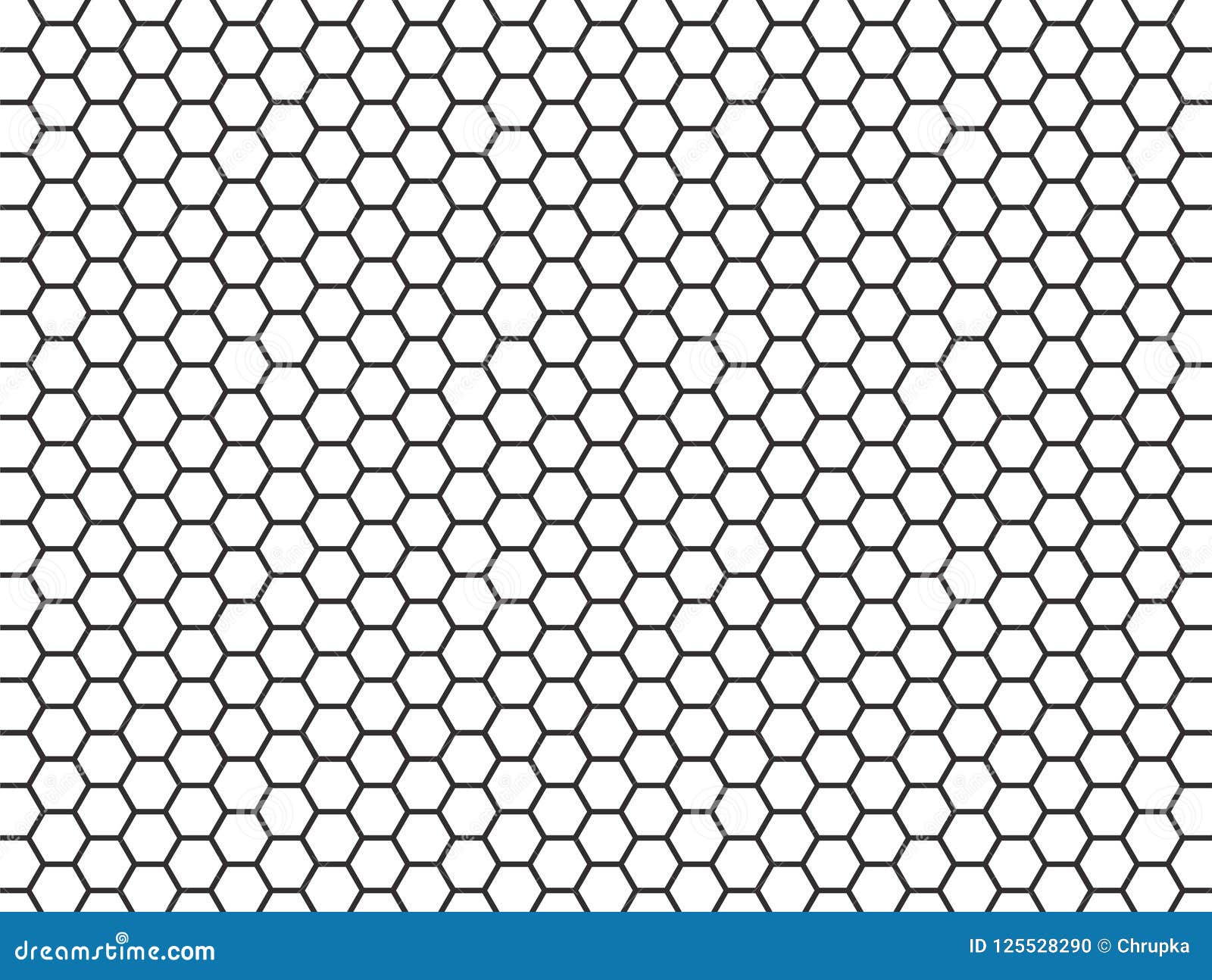 Modelo Hexagonal Blanco Y Negro Ilustración del Vector - Ilustración de ...