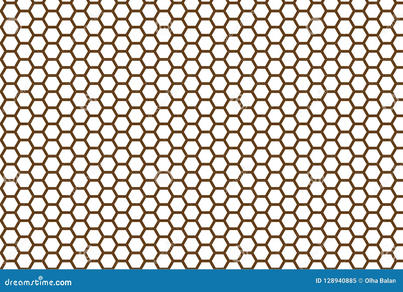 Modelo hexagonal simple ilustración del vector. Ilustración de arte ...