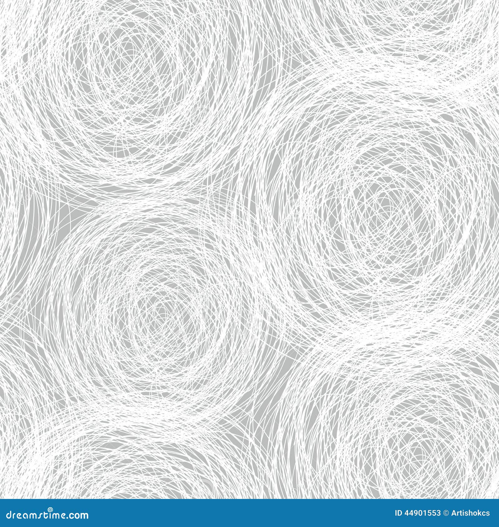 Modelo Inconsútil Del Garabato Blanco Grisáceo Ilustración del Vector ...