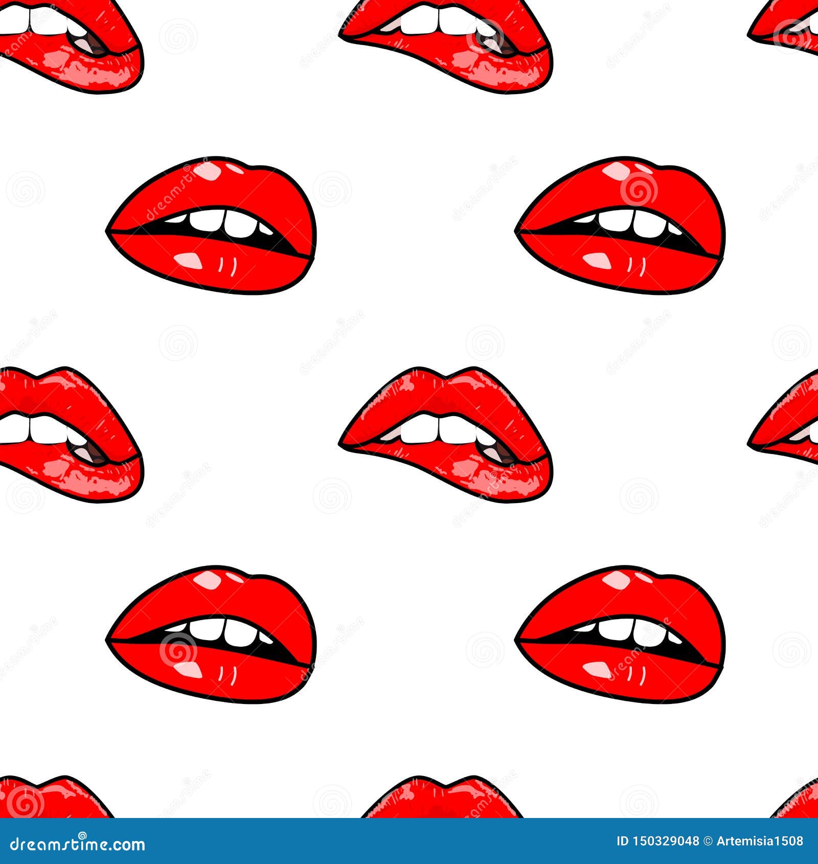 Modelo Incons?til Del Labio Labios Y Ejemplo Del Vector De La Boca ...