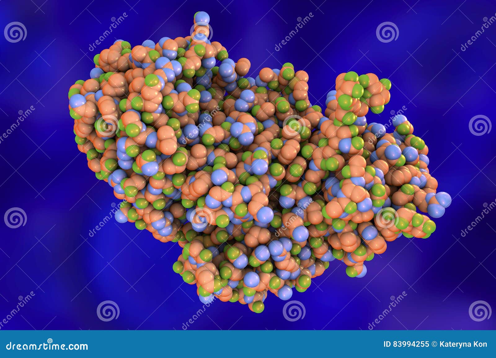 Modelo Molecular De La Ricina Stock de ilustración - Ilustración de ...