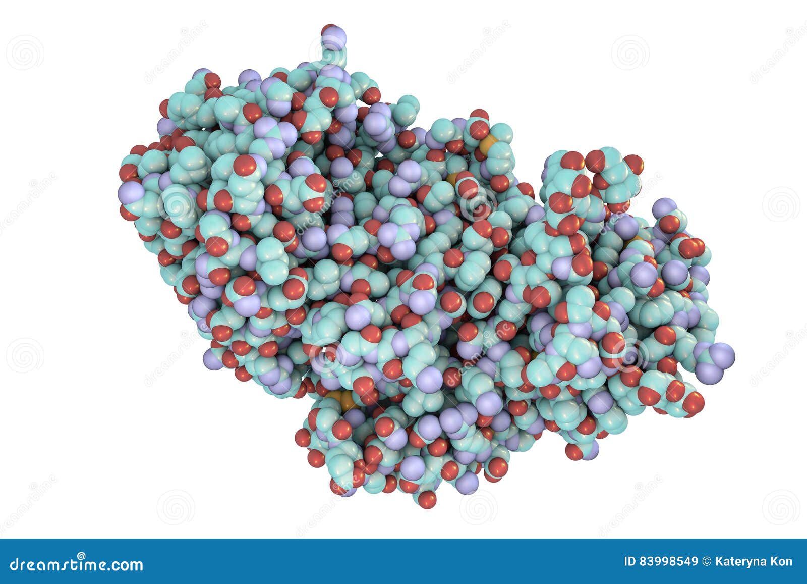Modelo Molecular De La Ricina Stock de ilustración - Ilustración de ...