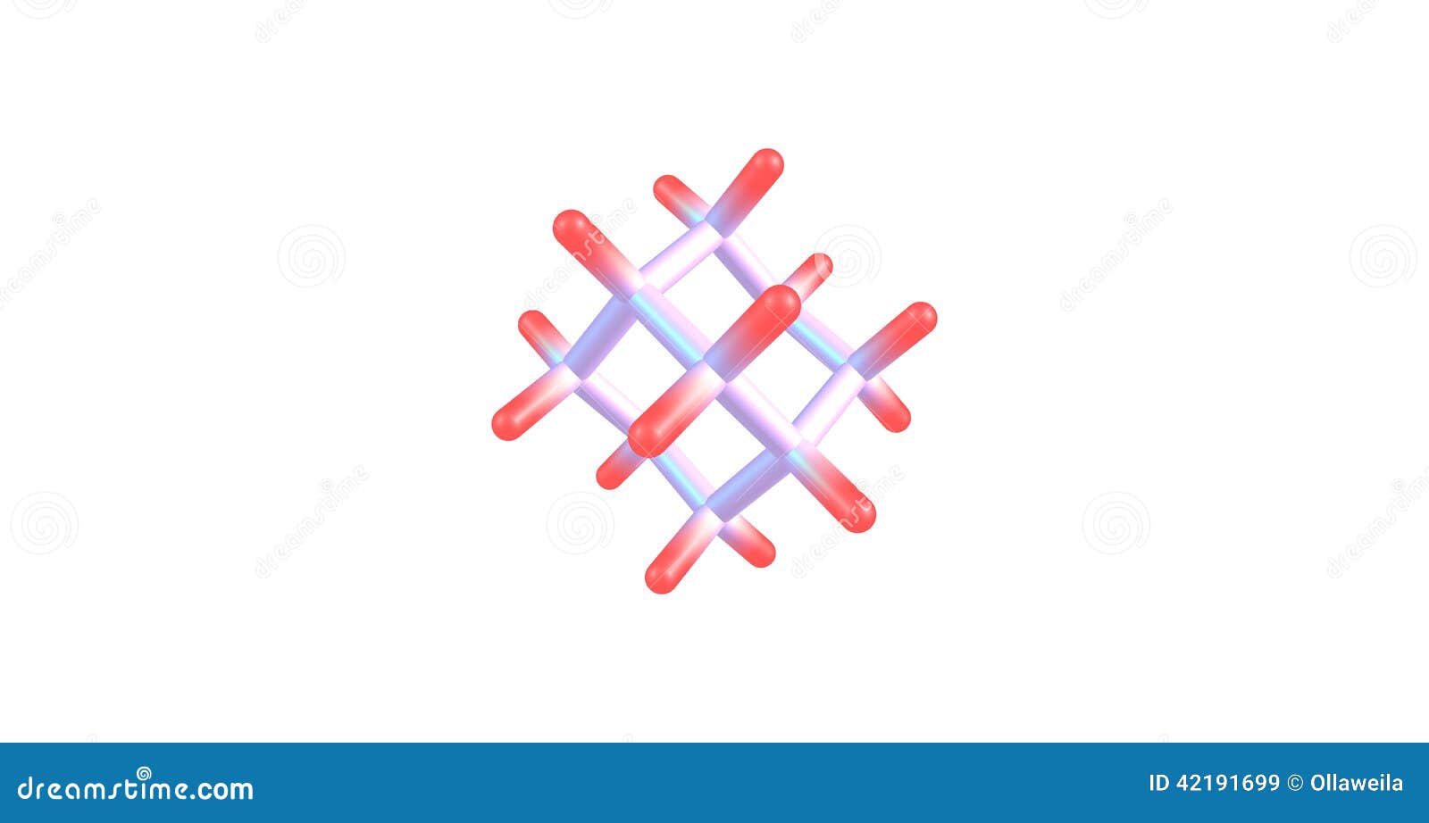 Modelo Molecular Del Adamantano Aislado En Blanco Stock de ilustración ...