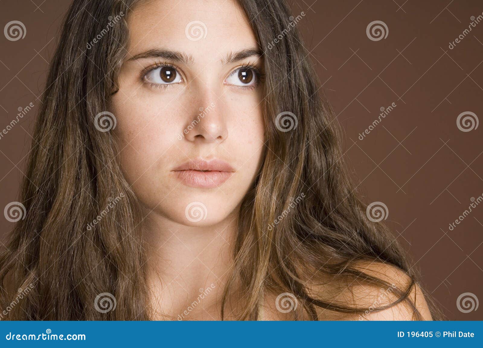 Modelo natural 6 imagem de stock. Imagem de terra, encaracolado - 196405