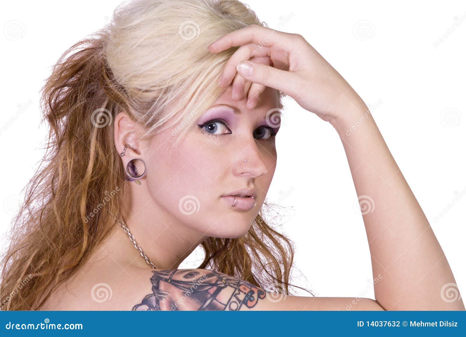 Modelo rubio hermoso foto de archivo. Imagen de encanto - 14037632