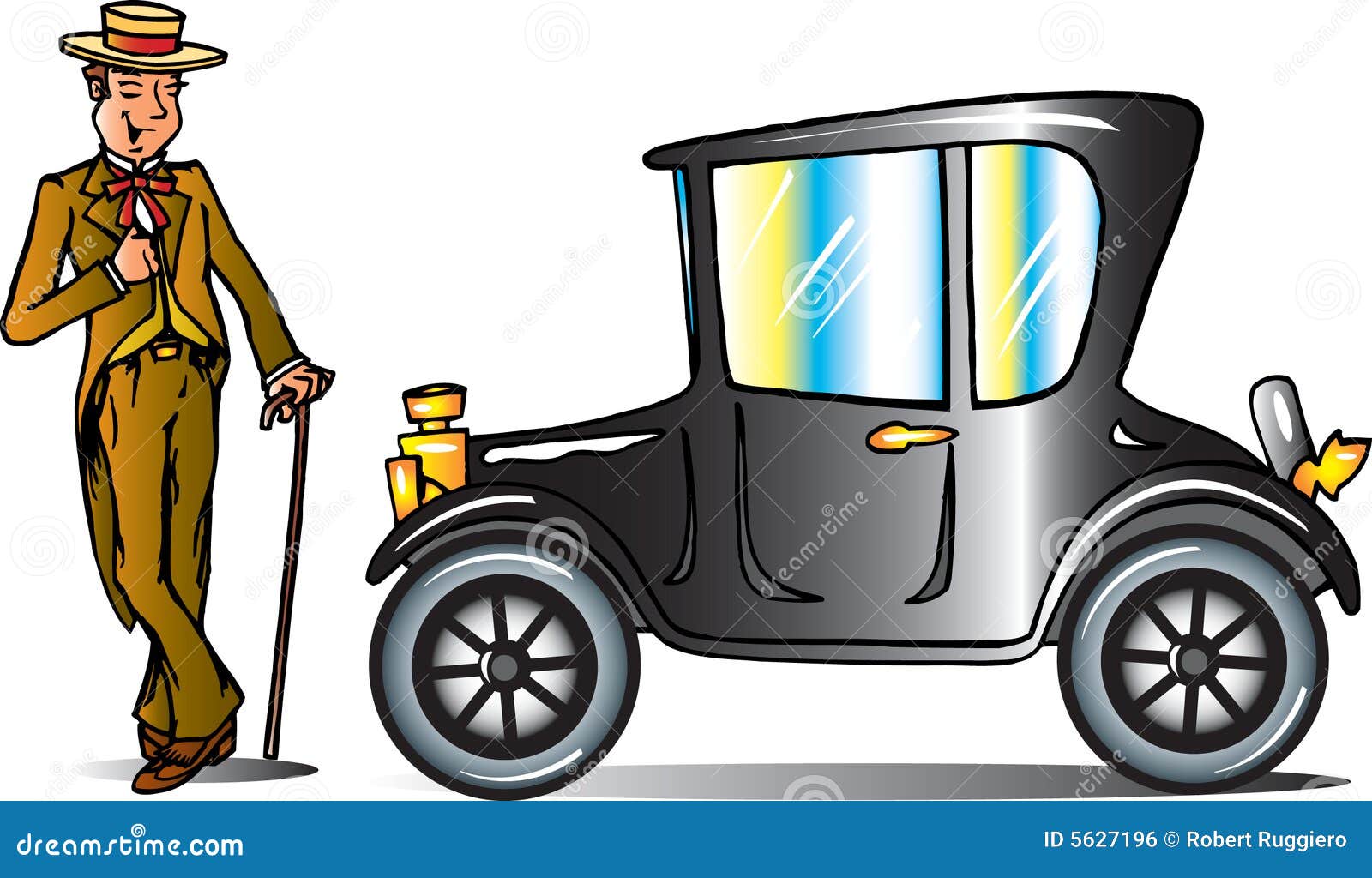 Modelo T stock de ilustración. Ilustración de orgullo - 5627196