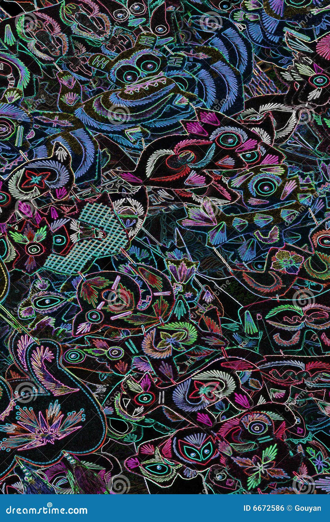 Modelos abstractos stock de ilustración. Ilustración de gente - 6672586