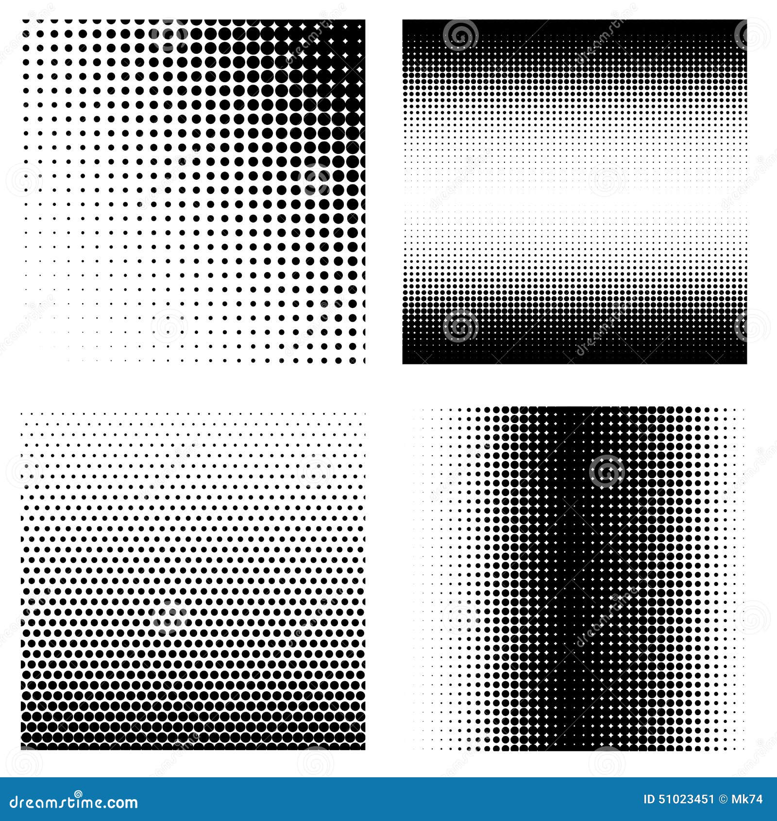 Modelos de semitono ilustración del vector. Ilustración de blanco ...