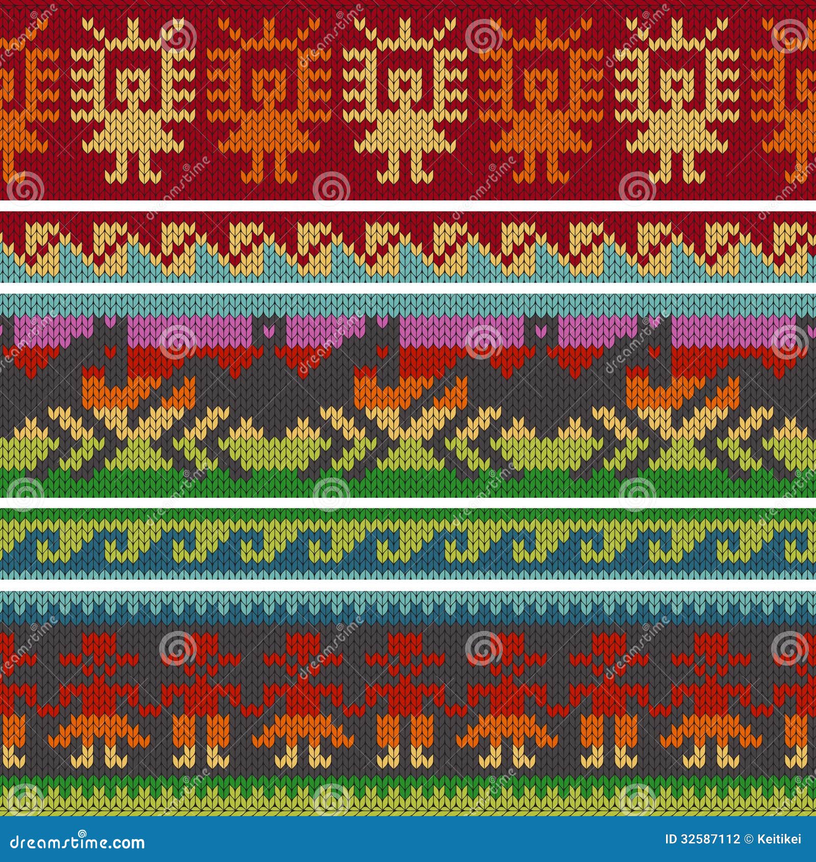 Modelos Que Hacen Punto Andinos Tradicionales Ilustración del Vector ...