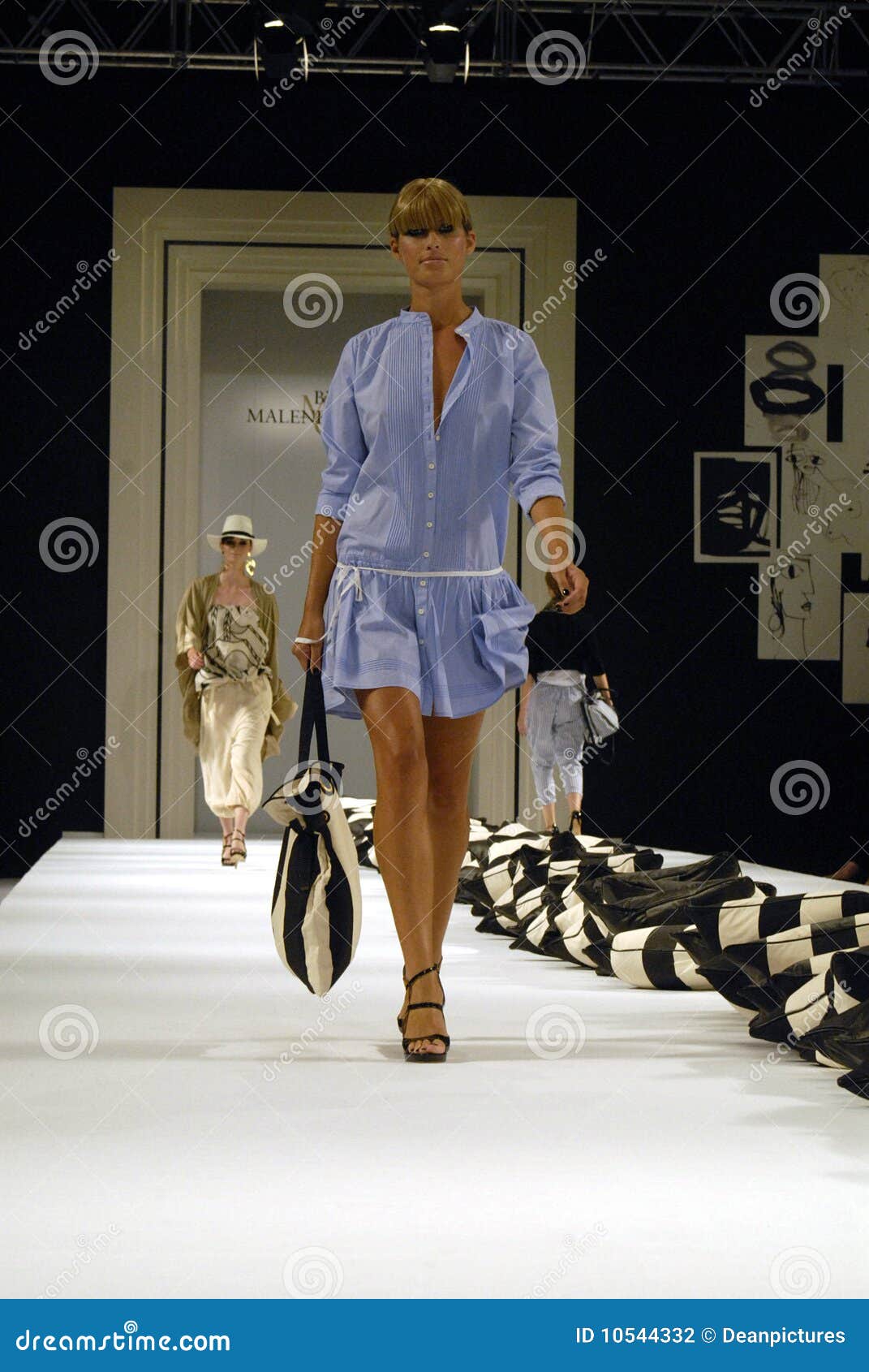 MODELS CAT WALK -MALENE BIGER SHOW Editorial Photography - Image of ...