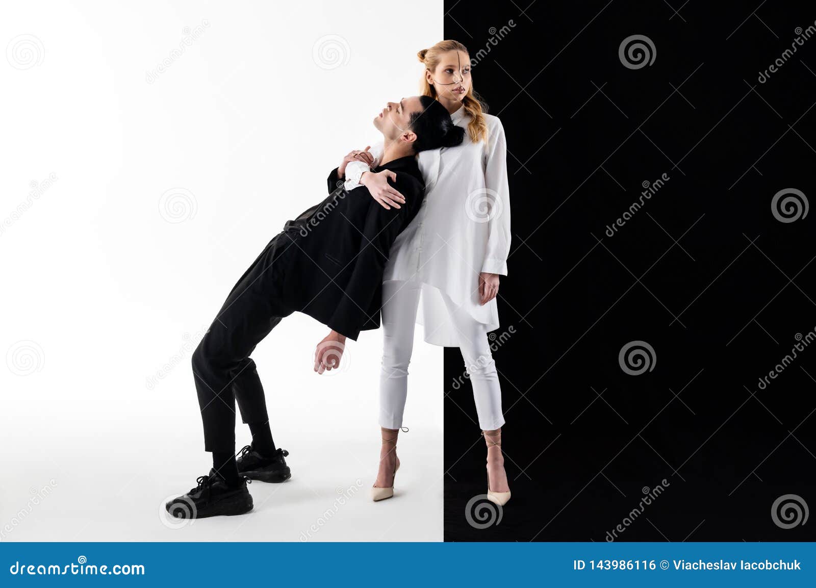 Professional Models Showing Nice Poses While Promoting Clothes Royalty ...