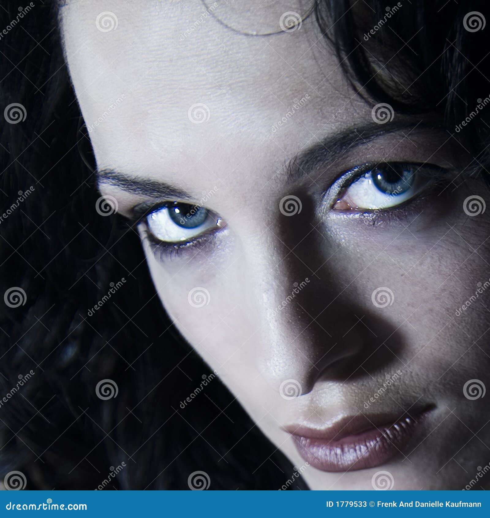 Models dark Portrait stock image. Image of expression - 1779533